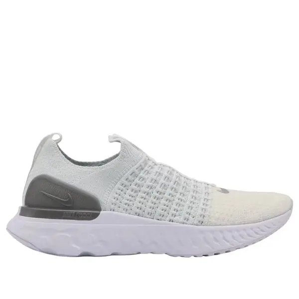 Nike React Phantom Run Flyknit 2 Sneakers - White/grey