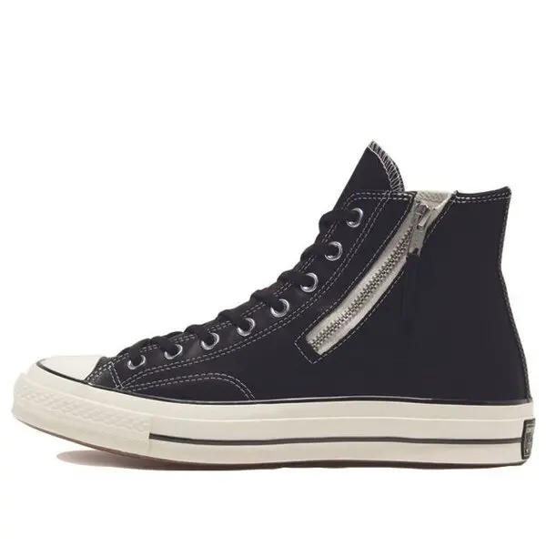 CONVERSE Chuck 70 Side Zip High Top Sneakers - Black