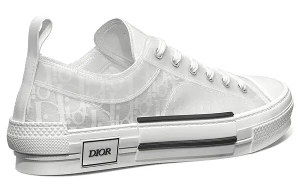 Dior B23 Oblique Low-top Sneakers - White