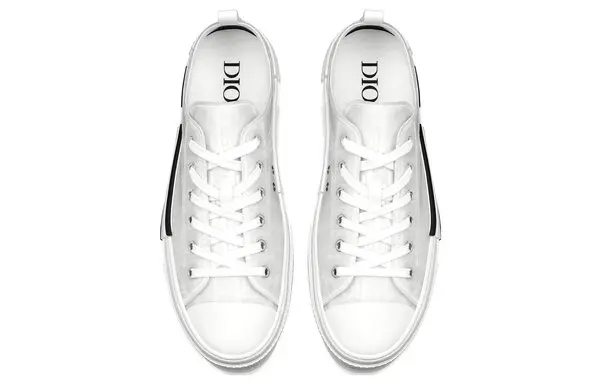 Dior B23 Oblique Low-top Sneakers - White