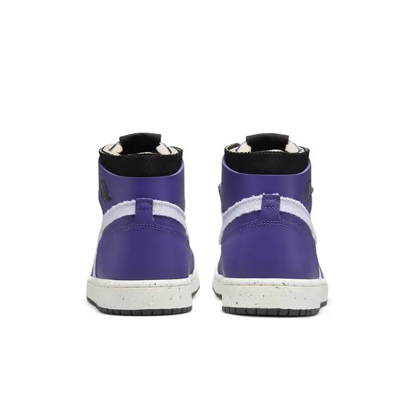 JORDAN Air 1 High Zoom Comfort Crater Purple Sneakers