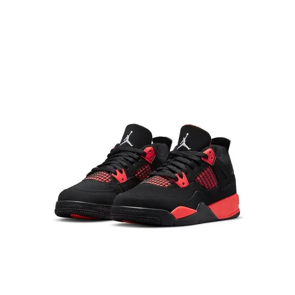 JORDAN Air 4 Retro "red Thunder" Sneakers - Black/red