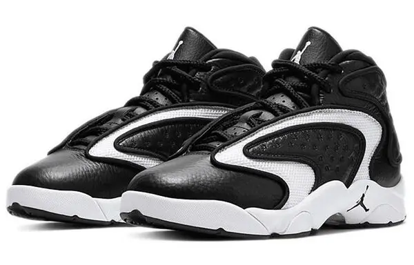 JORDAN Air Og 'black Toe' High Top Sneakers - Black/white