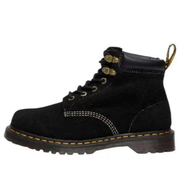 Dr. Martens 939 Distressed Lace-up Ankle Boots - Black