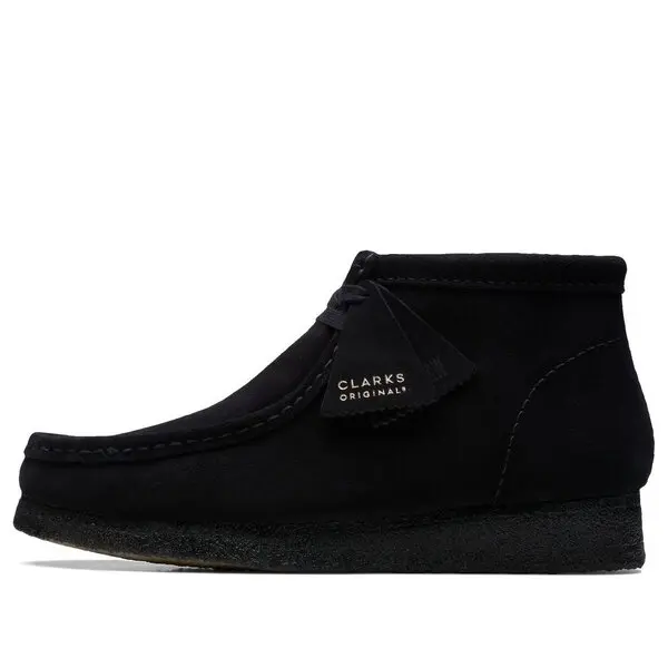 Clarks Wallabee Boots Suede - Black
