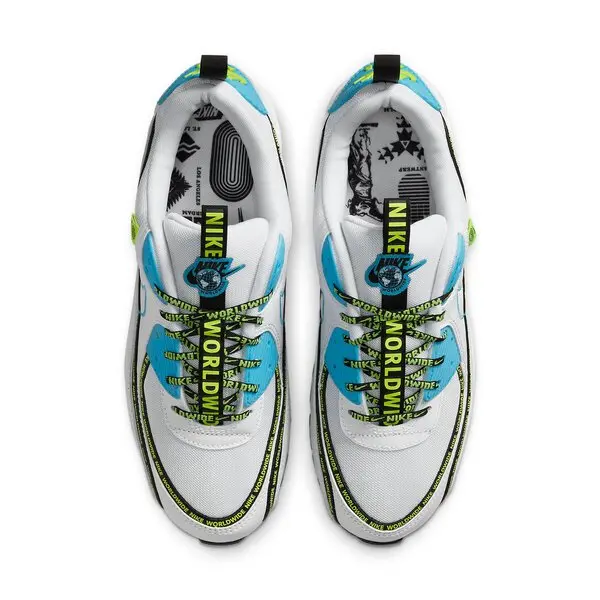 Nike Max 90 Se "worldwide Pack - White/blue/yellow