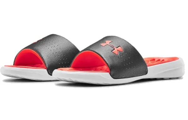 Under Armour Playmaker Fixed Strap Slide Sandals - /black