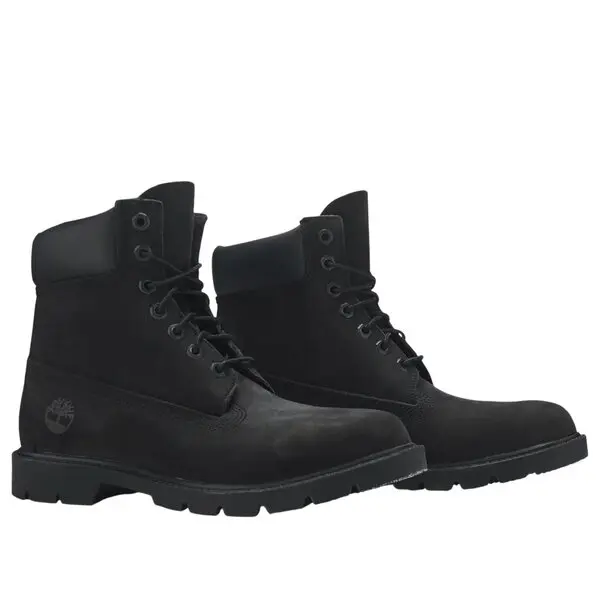 Timberland 6 Inch Classic Waterproof Nubuck Boots - Black