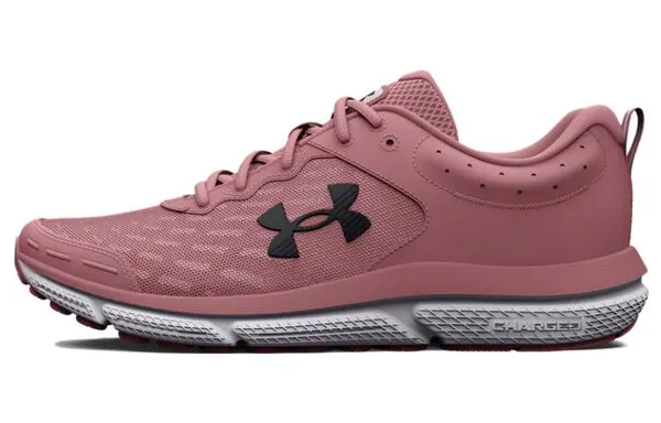 Under Armour Charged Assert Athletic Sneakers - Pink Elixir/black
