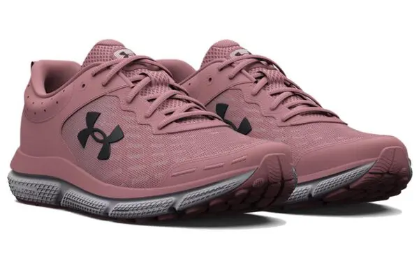 Under Armour Charged Assert Athletic Sneakers - Pink Elixir/black