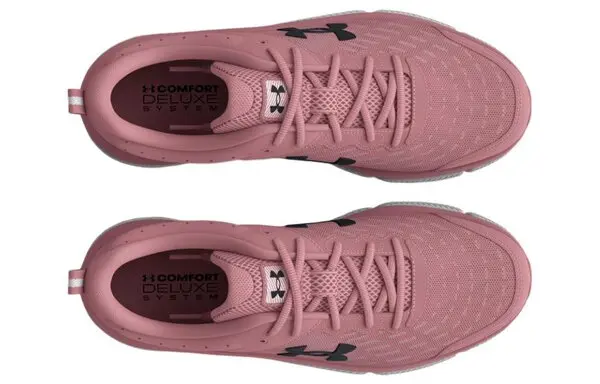 Under Armour Charged Assert Athletic Sneakers - Pink Elixir/black