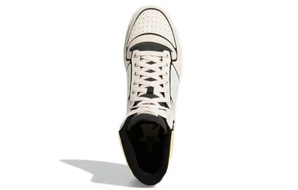 Adidas Originals Top Ten Rb High Top Sneakers - White/yellow/black