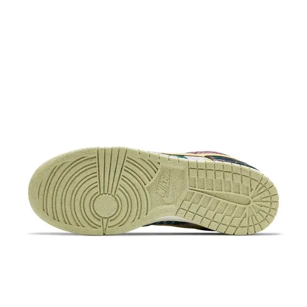Nike Dunk Low "community Garden" Sneakers - Blue/yellow