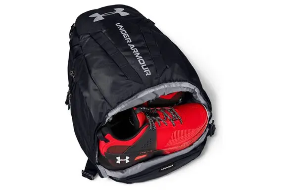 Under Armour Hustle 5.0 Backpack - Black/silver