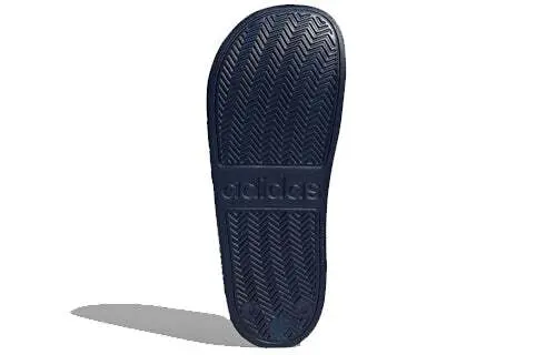 Adidas Adilette Slides - Blue/white