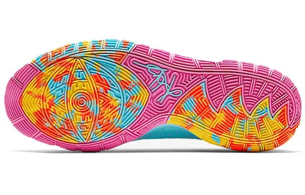 Nike Kyrie 6 "miami" Athletic Sneakers - Blue/yellow