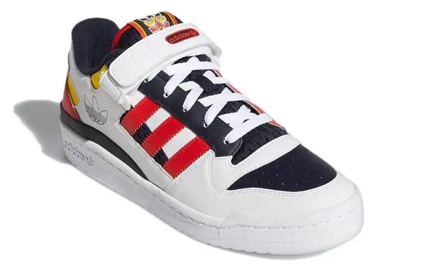 Adidas Forum Low Sneakers - White/blue/red