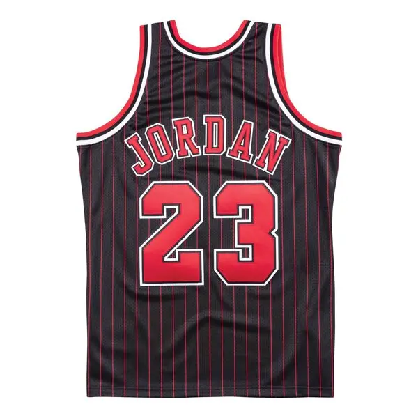 Mitchell & Ness Michael Jordan Chicago Bulls 1996-97 Jersey - Black/red