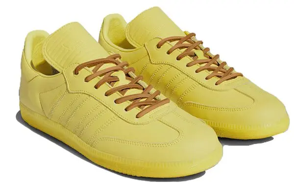 Adidas X Pharrell Humanrace Samba Sneakers - Yellow/brown