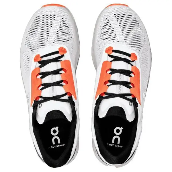 On Cloudstratus 3 Sneakers - White/orange