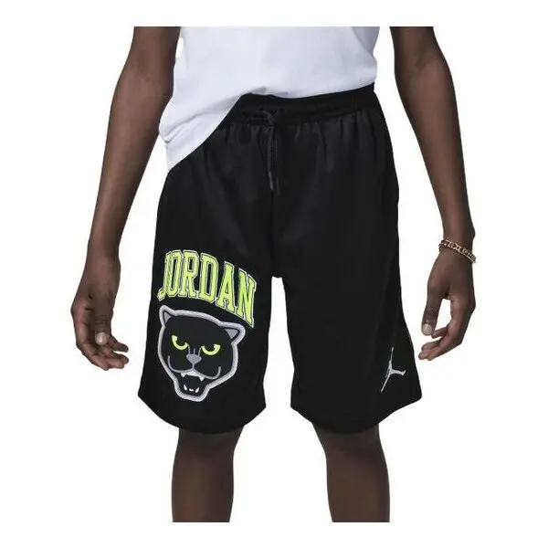JORDAN Panther Graphic Shorts - Black