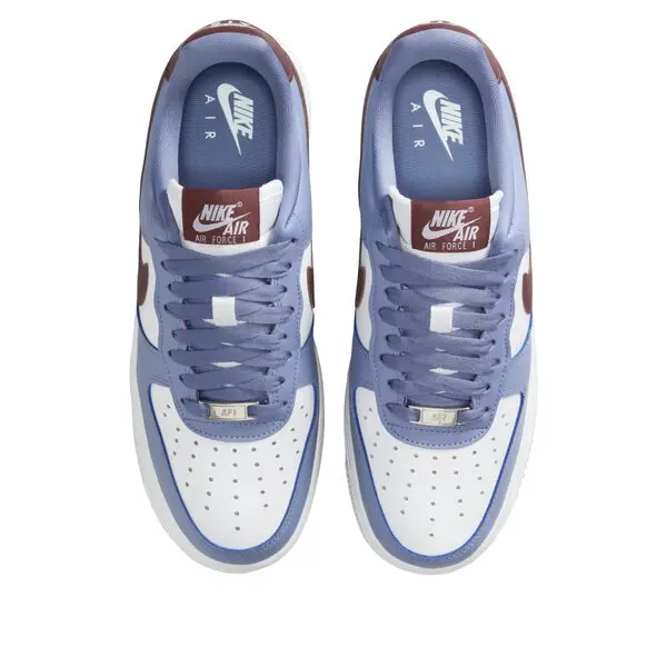 Nike Force 1 Low Athletic Sneakers - Diffused Blue