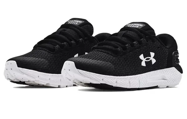 Under Armour Charged Rogue 2.5 Athletic Sneakers - Black/white