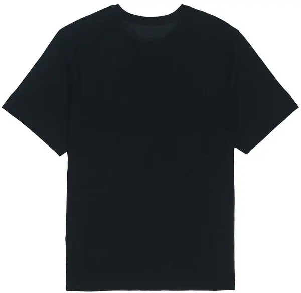 Nike Just Do It Alphabet Printing Round Neck Short Sleeve Black