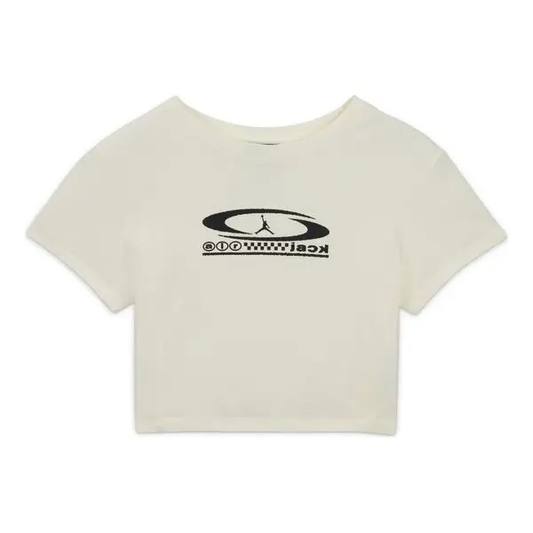 JORDAN X Travis Scott Slim T-shirt - Sail/black