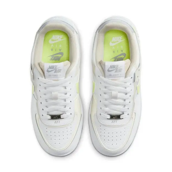 Nike Force 1 Low Shadow Sneakers - White/green/grey