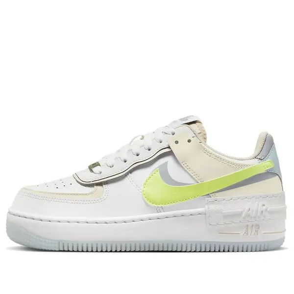 Nike Force 1 Low Shadow Sneakers - White/green/grey