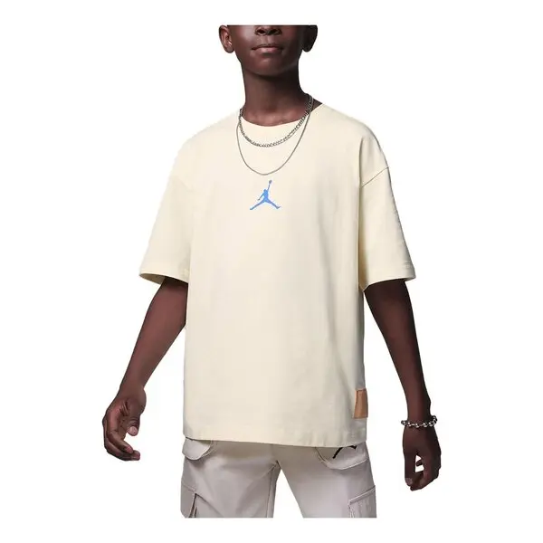 JORDAN Casual Sport Tee 'white - White/blue/pink