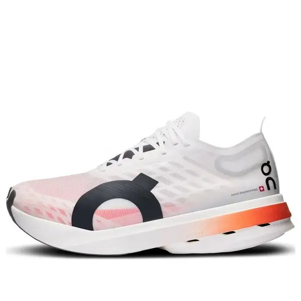On Cloudboom Strike Performance Running Shoes - White/black/orange
