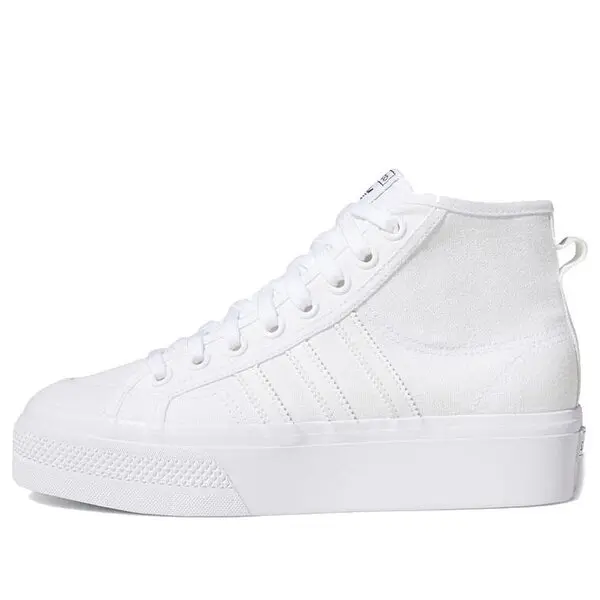 Adidas Nizza Platform Mid Sneakers - White