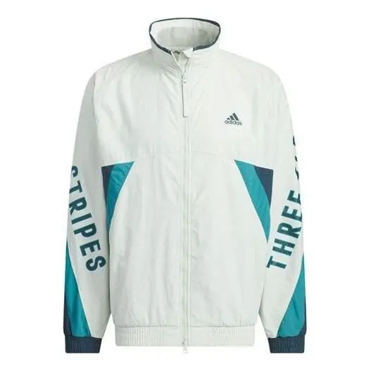 Adidas Word Woven Jacket - White/blue