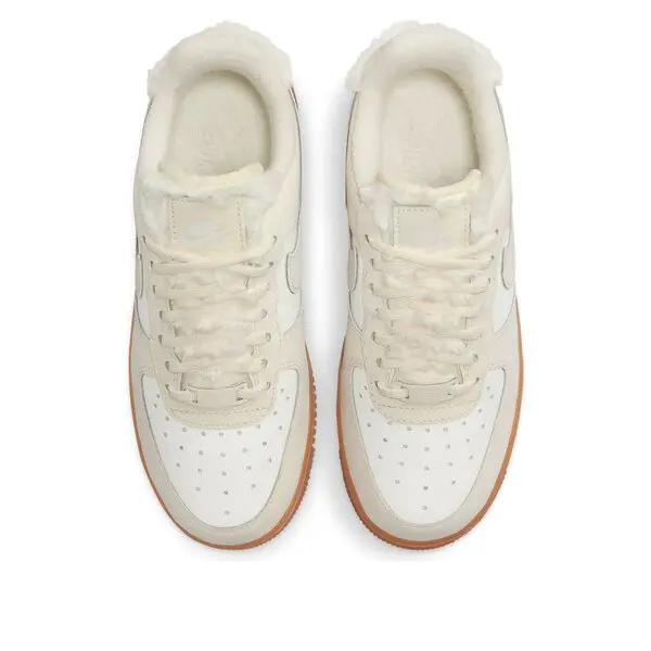 Nike Force 1 Low 'sail Gum Faux Fur