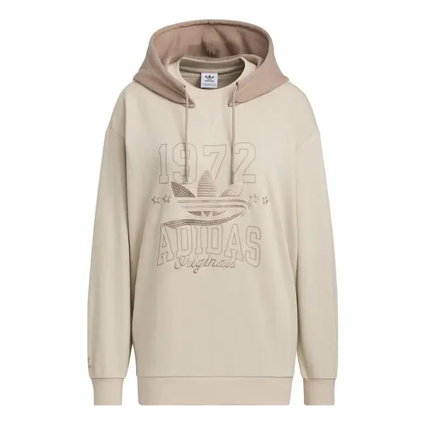 Adidas Originals Sportswear Logo Hoodie - Beige