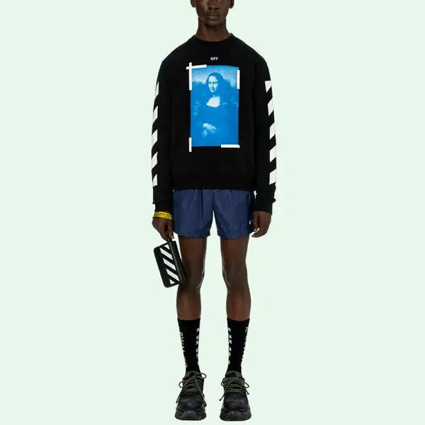 Off-White Mona Lisa Graphic Crewneck Sweatshirt