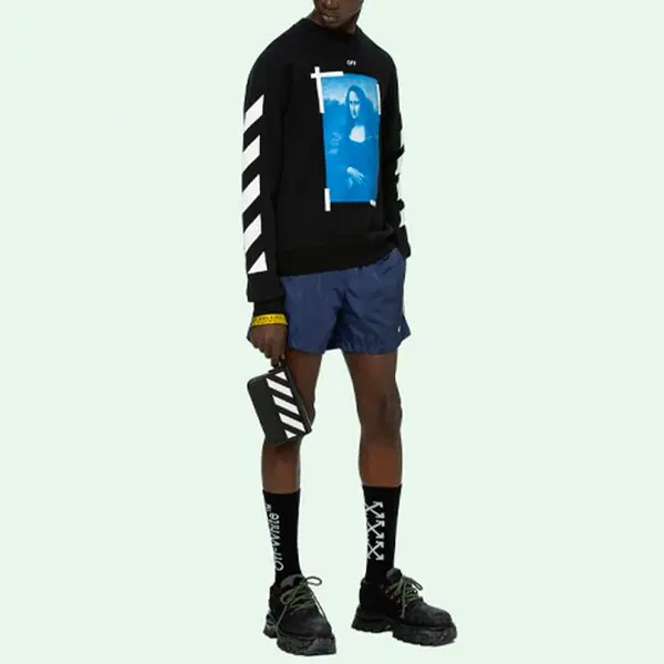 Off-White Mona Lisa Graphic Crewneck Sweatshirt