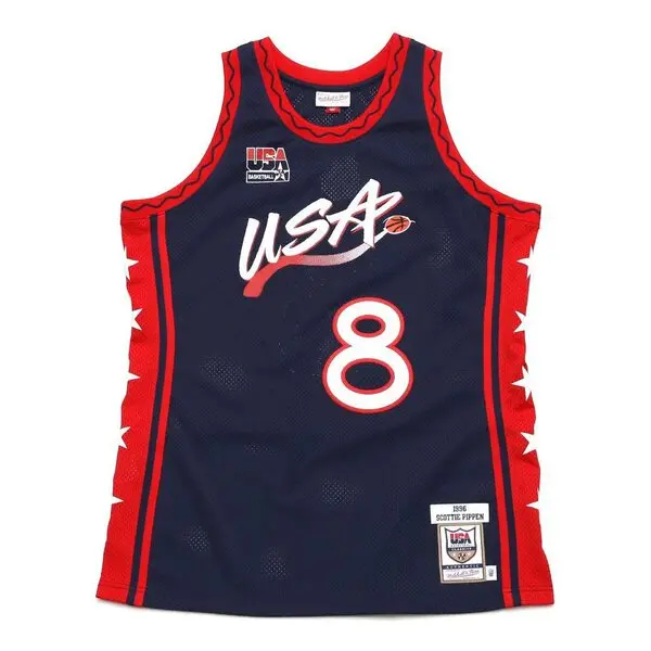 Mitchell & Ness Team Usa 1996-97 Scottie Pippen #8 Basketball Jersey - Navy