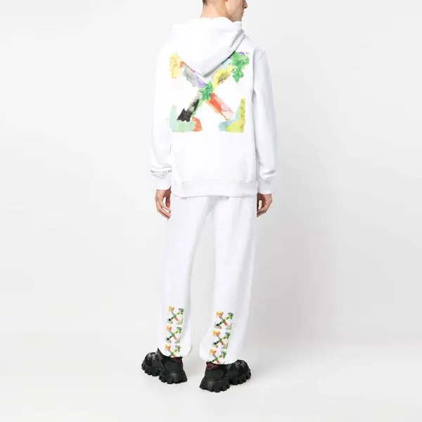 Off-White Ss23 Brush Arrow Fleece Hoodie