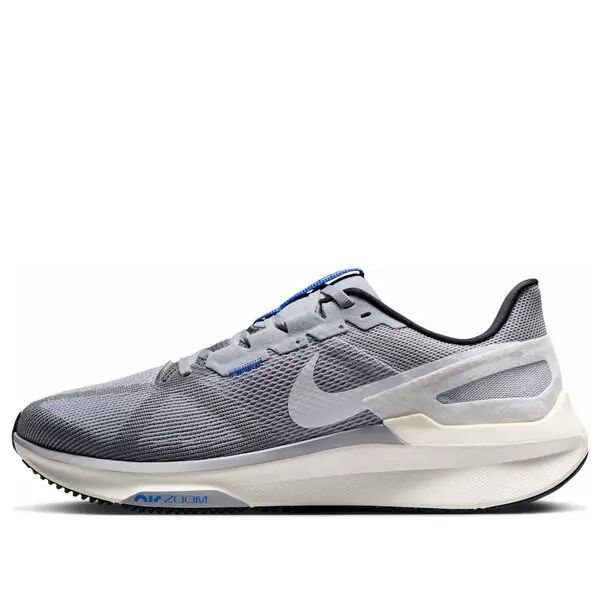 Nike Zoom Structure 25 Athletic Sneakers - Smoke Grey/wolf Grey/sail