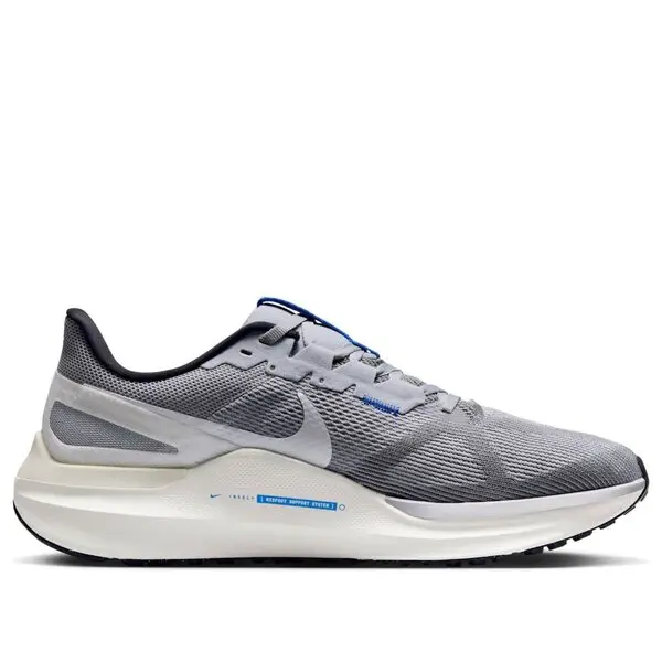 Nike Zoom Structure 25 Athletic Sneakers - Smoke Grey/wolf Grey/sail