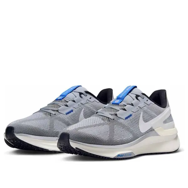 Nike Zoom Structure 25 Athletic Sneakers - Smoke Grey/wolf Grey/sail