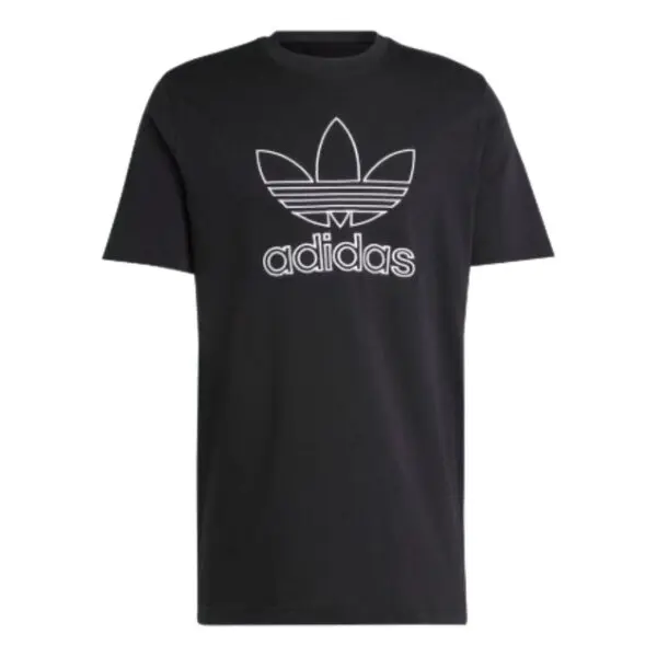 Adidas Adicolor Outline Trefoil T-shirt Asia Sizing - Black