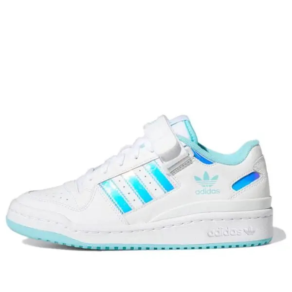 Adidas Forum Low Top Sneakers With Iridescent Accents