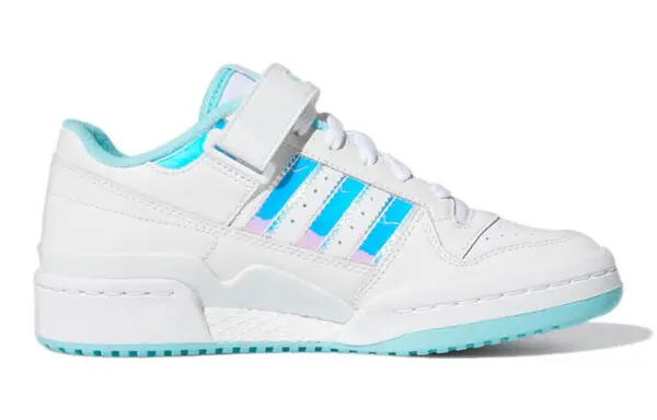 Adidas Forum Low Top Sneakers With Iridescent Accents