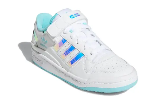 Adidas Forum Low Top Sneakers With Iridescent Accents