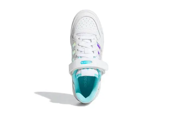Adidas Forum Low Top Sneakers With Iridescent Accents