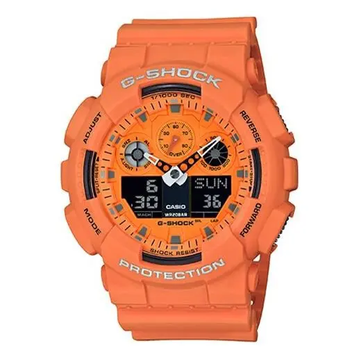 Casio G-shock Analog-digital Watch - Orange